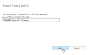 Importing PST files into Exchange mailbox using PowerShell or Outlook ...
